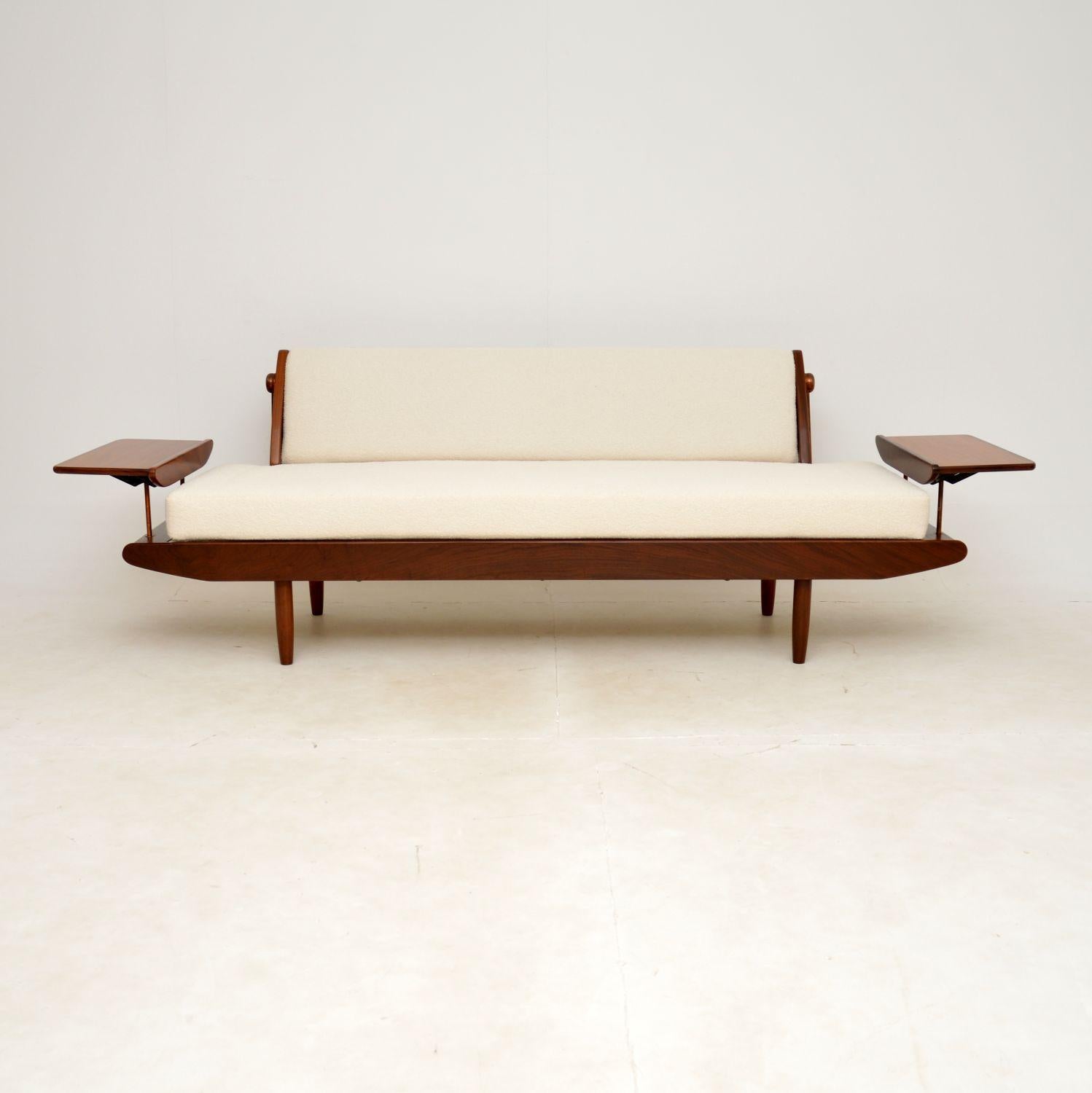 1960's Vintage Afromosia Sofa Bed by Toothill at 1stDibs