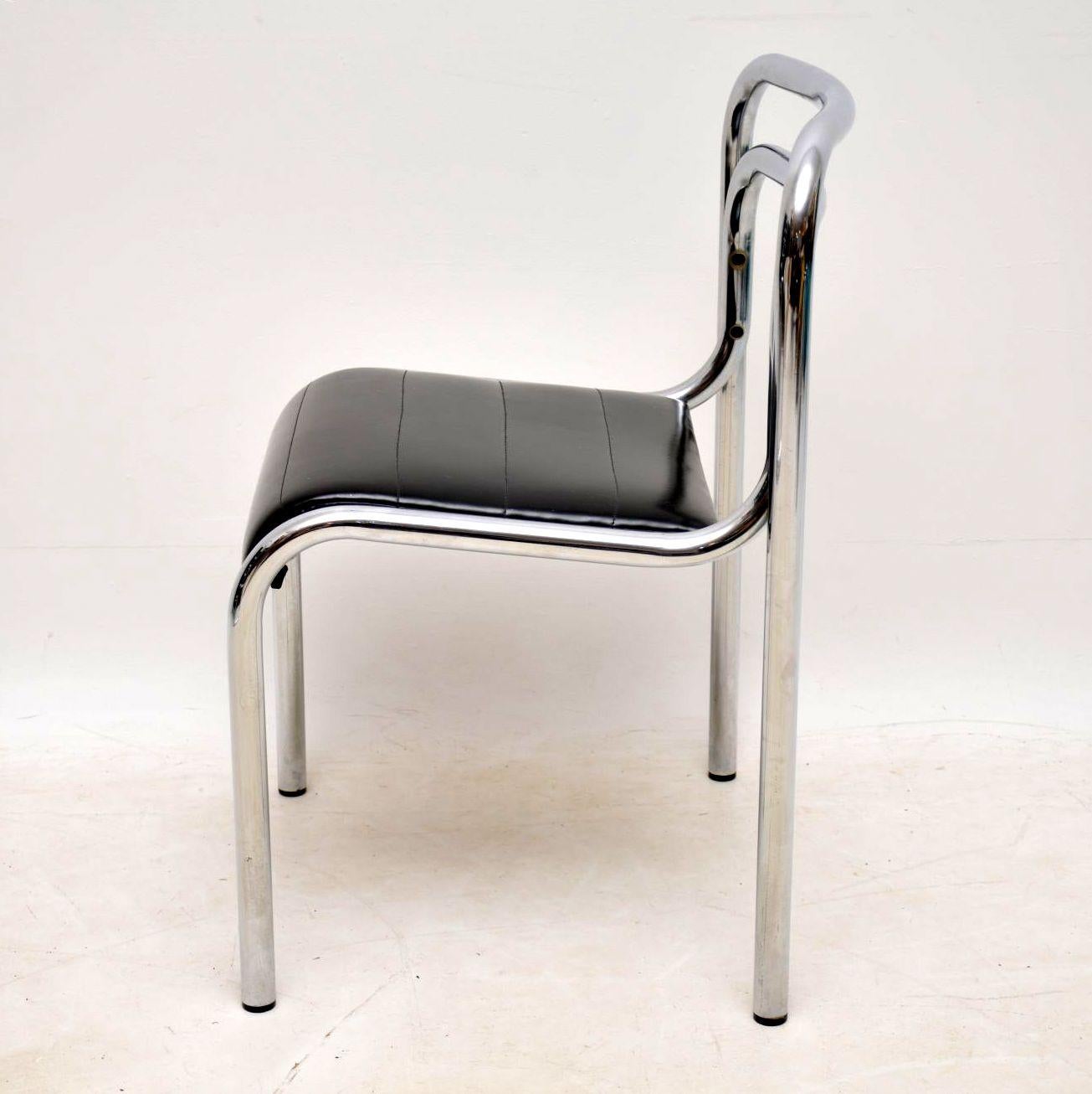 1960s Vintage Chrome Dining Table and Chairs by Rodney Kinsman for OMK ...