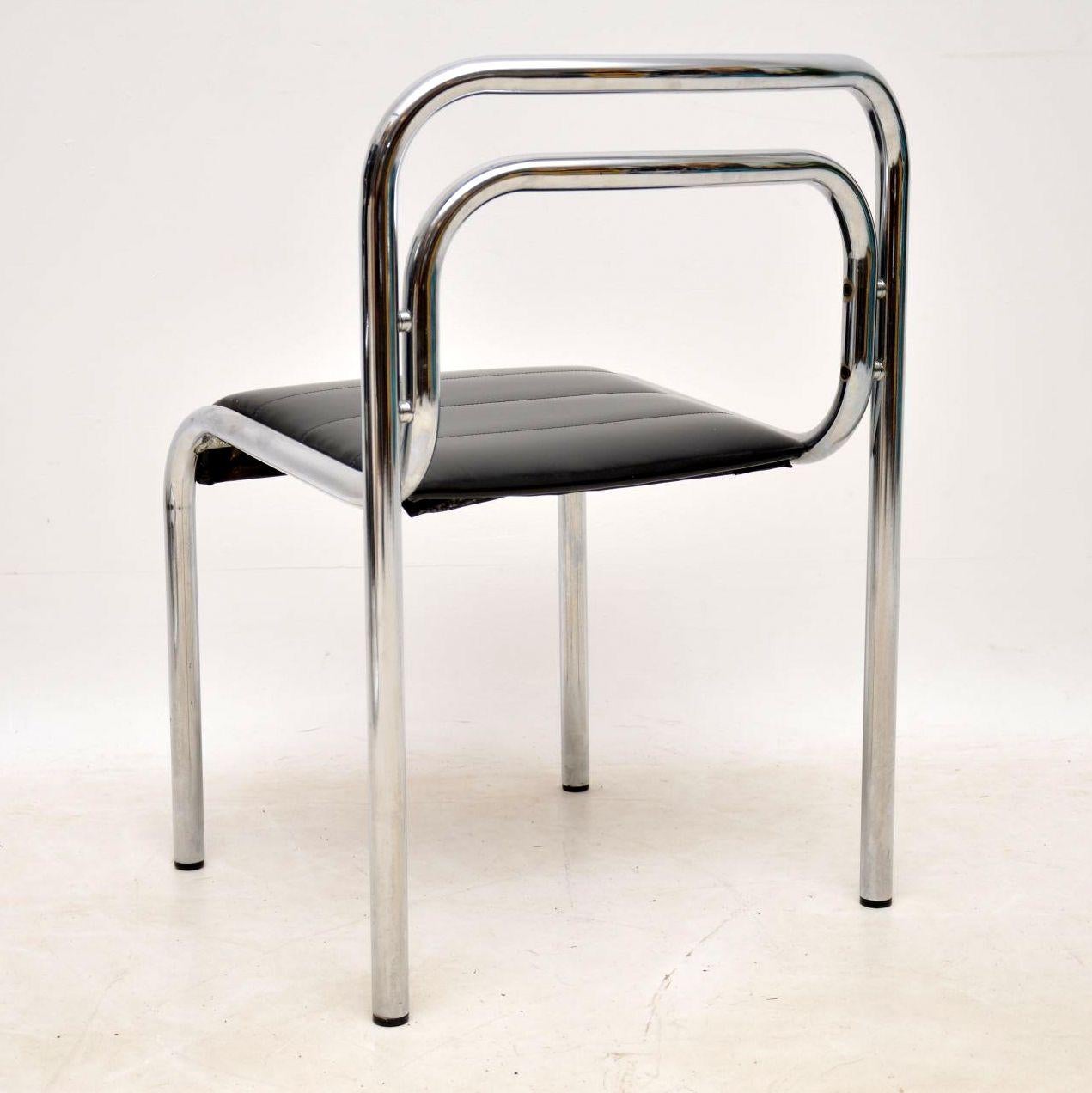 1960s Vintage Chrome Dining Table and Chairs by Rodney Kinsman for OMK ...