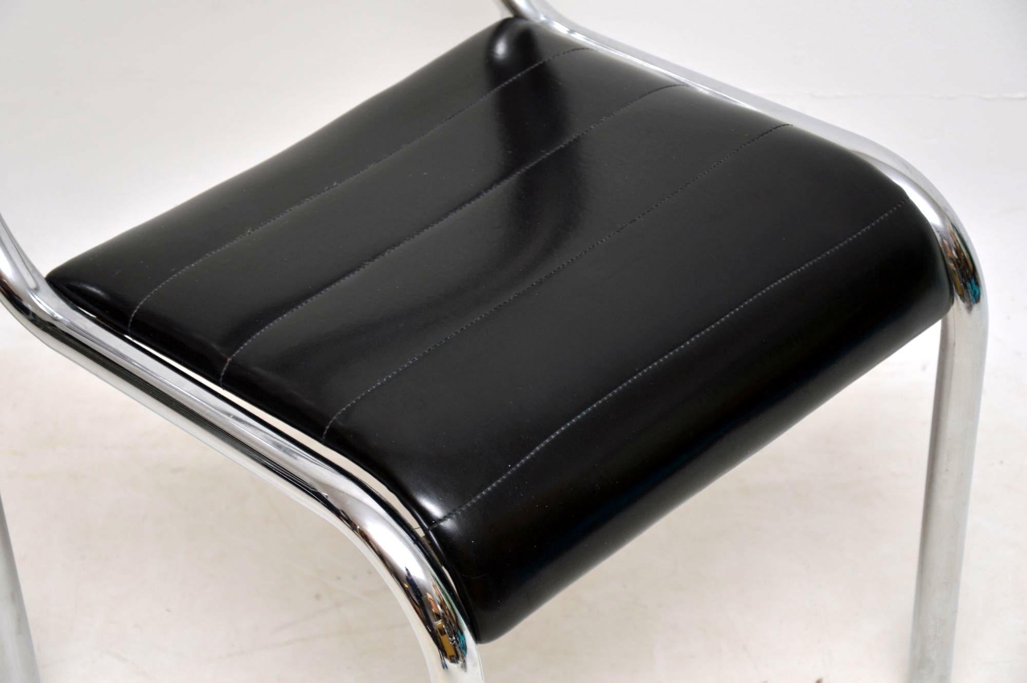 1960s Vintage Chrome Dining Table and Chairs by Rodney Kinsman for OMK ...