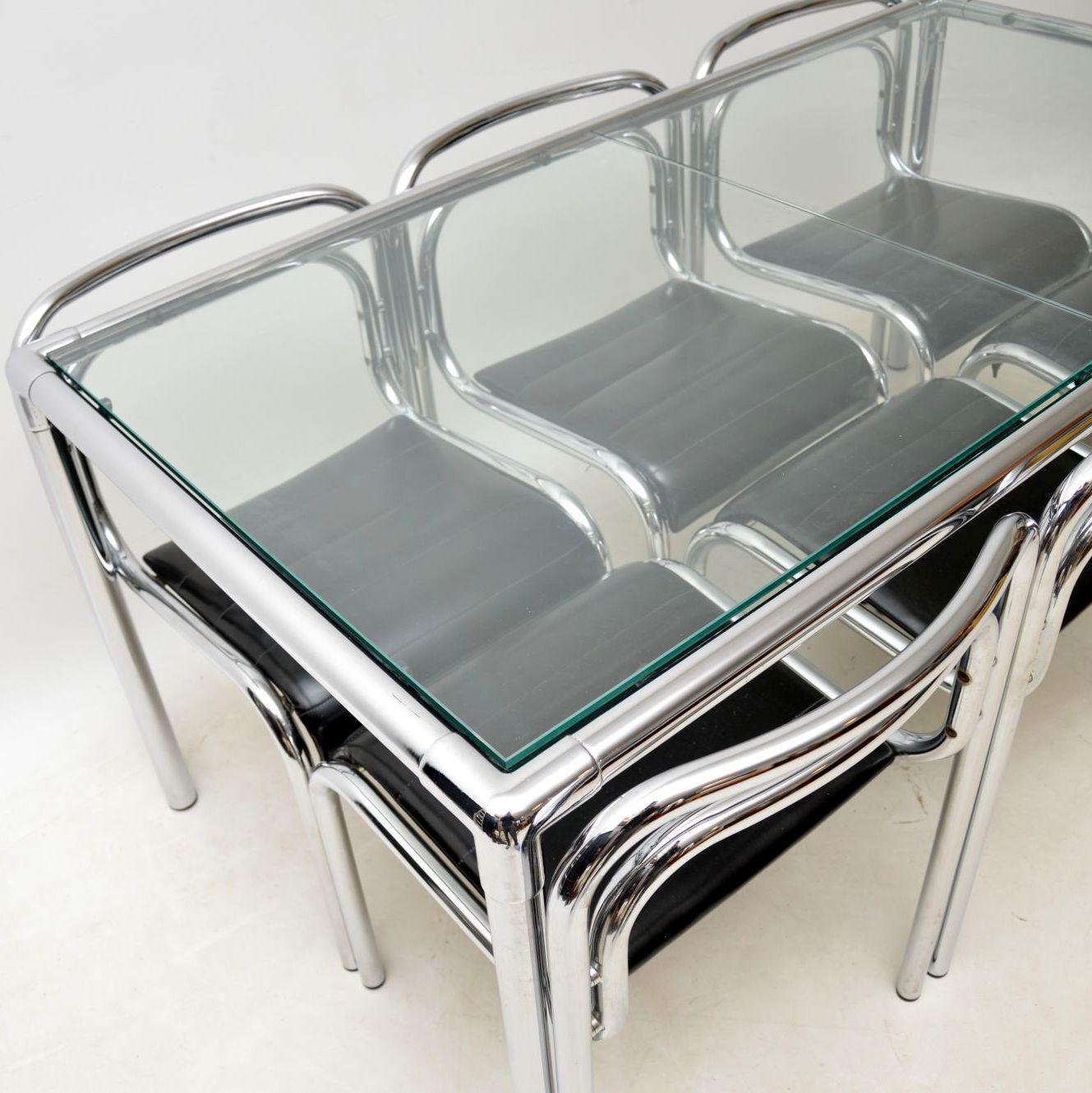 1960s Vintage Chrome Dining Table and Chairs by Rodney Kinsman for OMK at 1stDibs | rodney ...