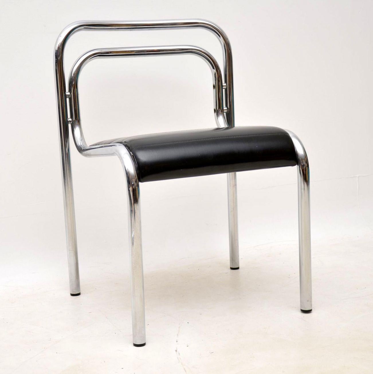 1960s Vintage Chrome Dining Table and Chairs by Rodney Kinsman for OMK ...