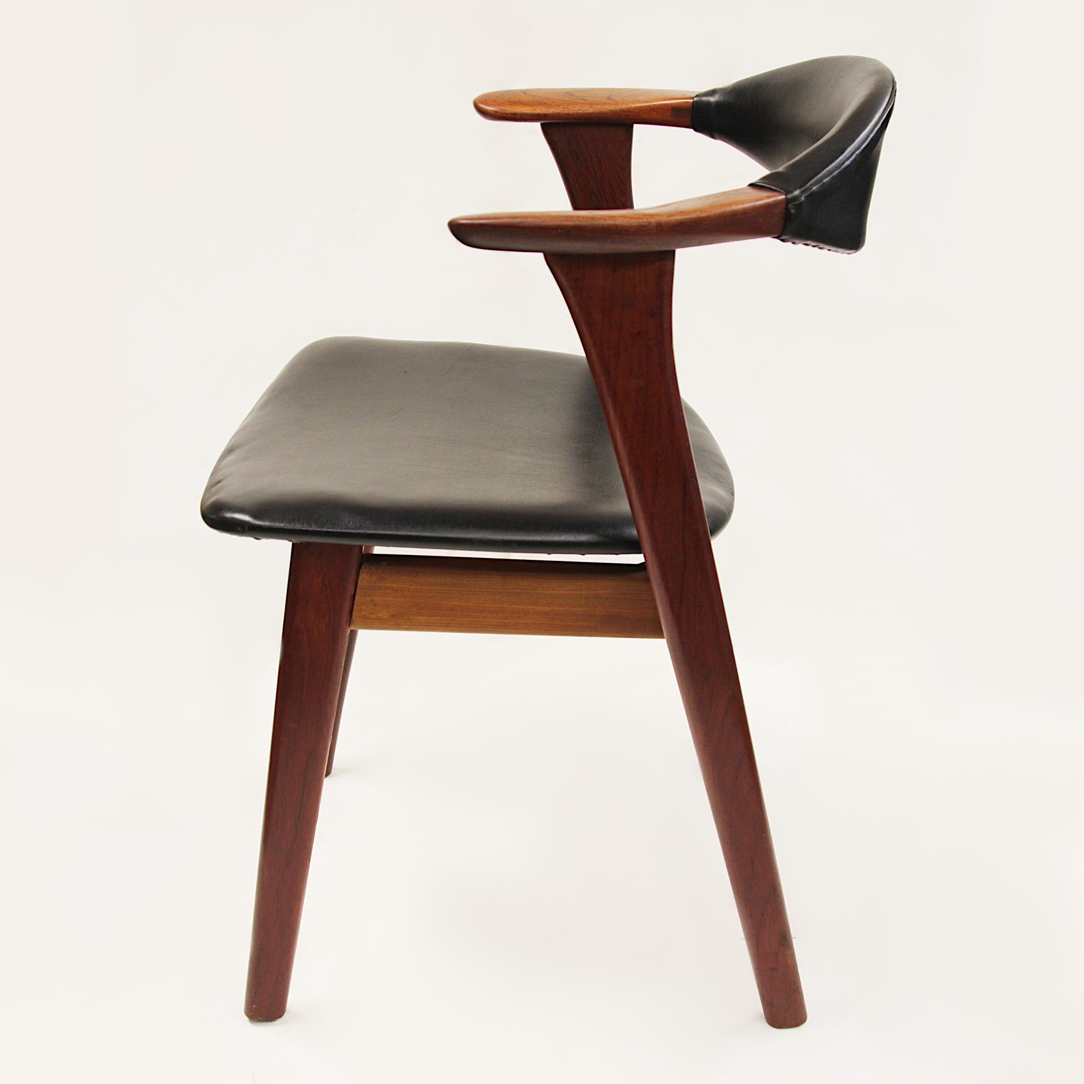 1960s Vintage Danish Modern Teak Armchair by Erik Kirkegaard and Høng ...