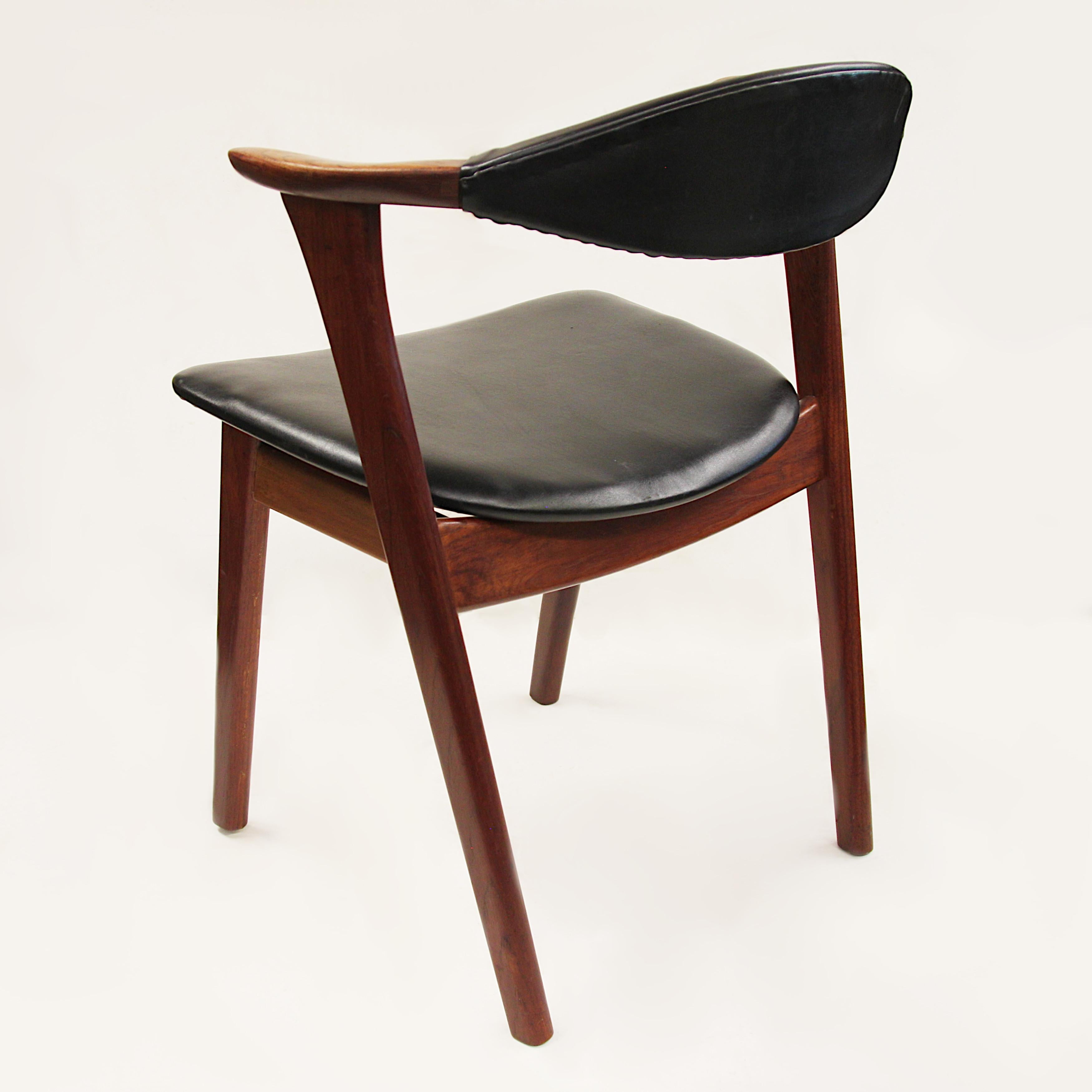 1960s Vintage Danish Modern Teak Armchair by Erik Kirkegaard and Høng ...