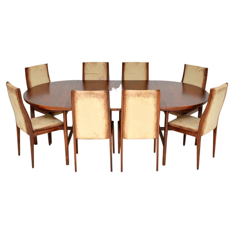 1960s Vintage Dining Table and Chairs by Robert Heritage for Archie ...