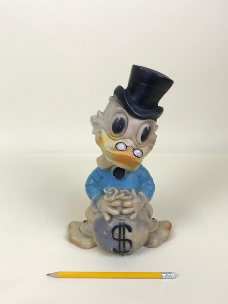 1960s Vintage Disney Uncle Scrooge Squeak Toy Made in Ex Yugoslavia by ...