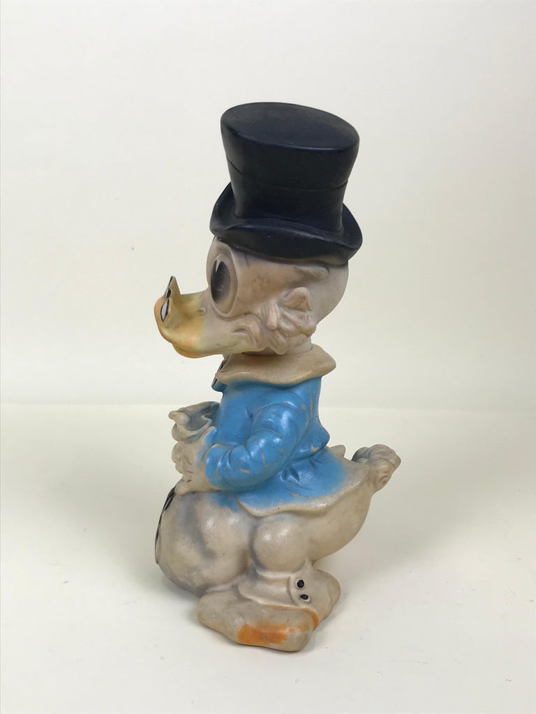 1960s Vintage Disney Uncle Scrooge Squeak Toy Made in Ex Yugoslavia by ...