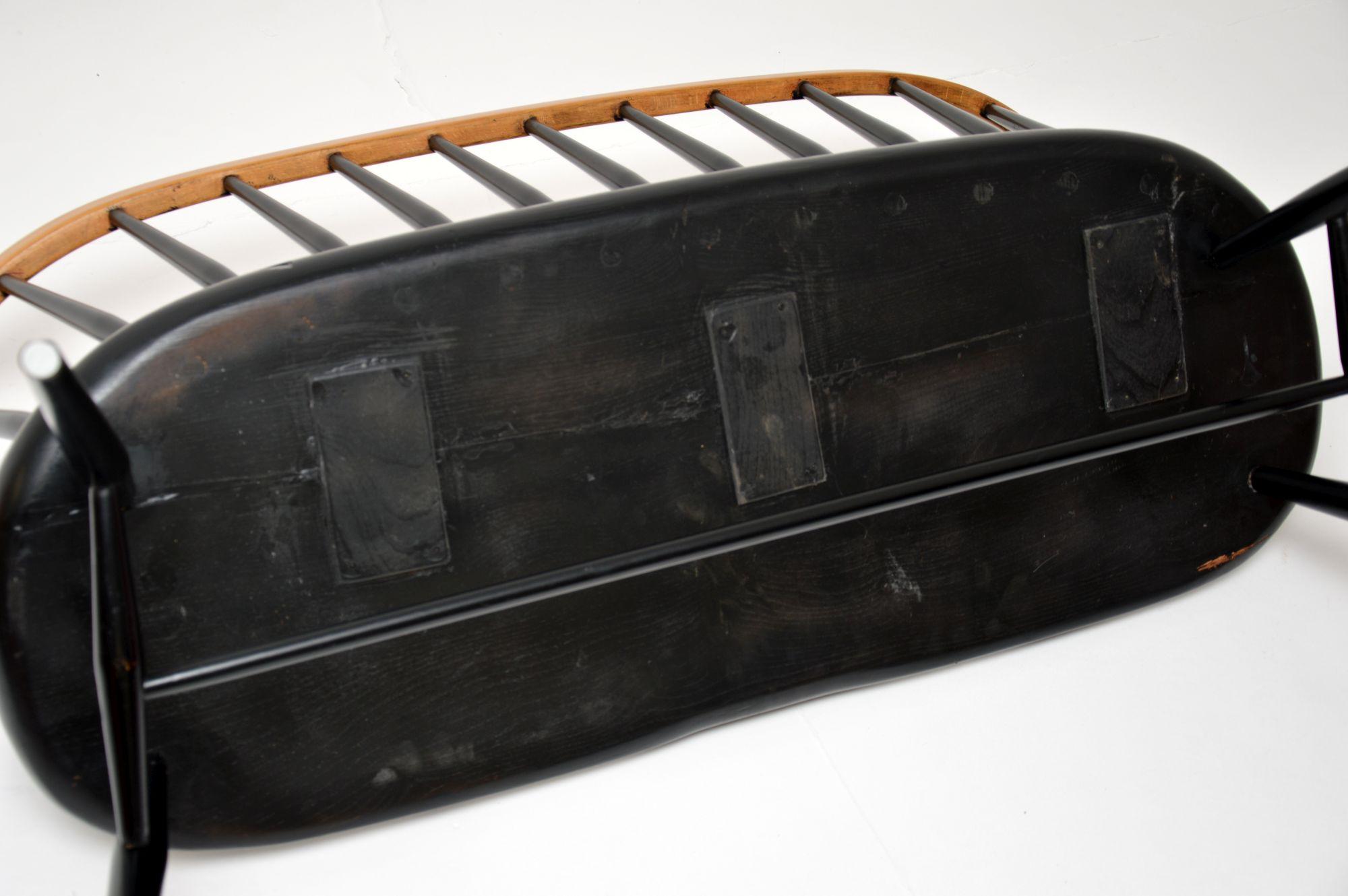 1960's Vintage Ercol Love Seat Bench at 1stDibs | ercol loveseat bench ...
