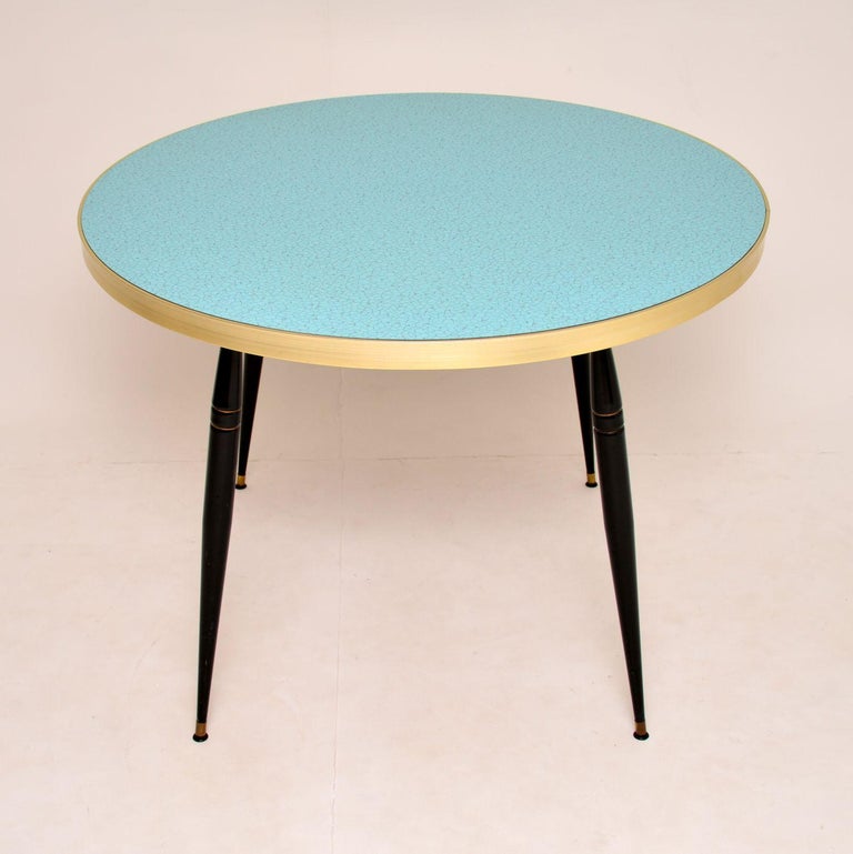 1960s Vintage Formica Kitchen / Dining Table at 1stDibs
