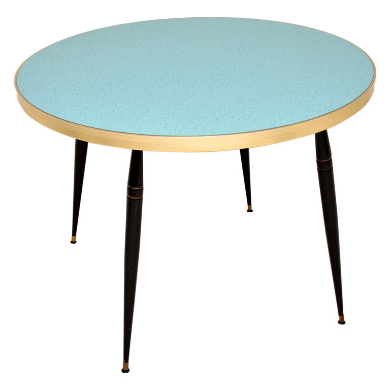 1960s Vintage Formica Kitchen / Dining Table at 1stDibs