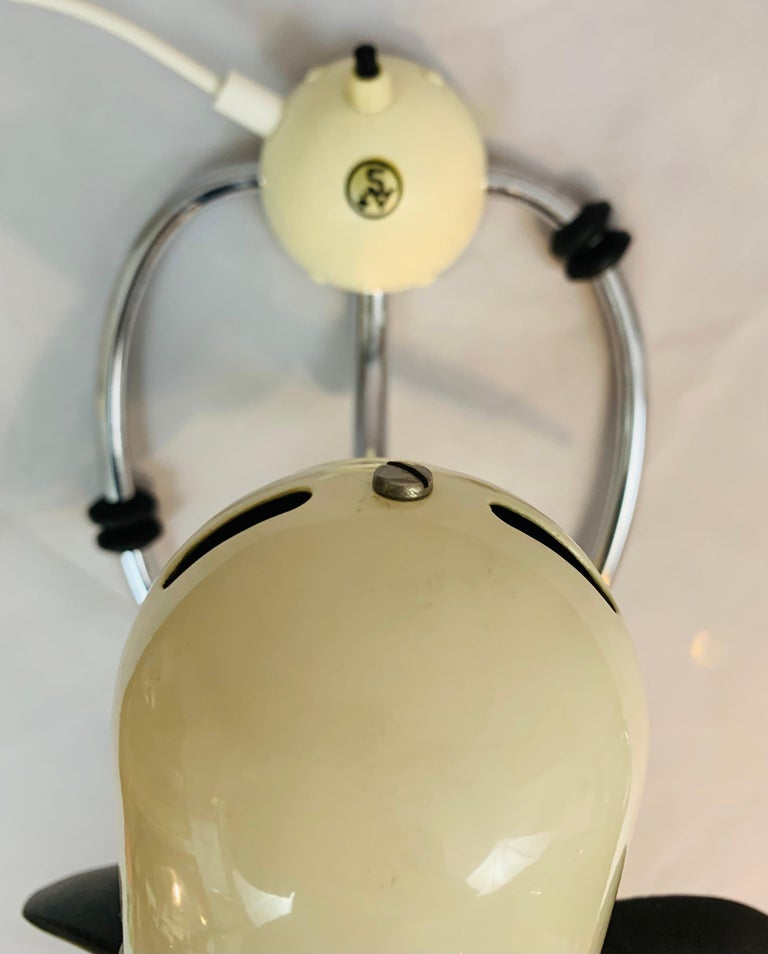 1960s Vintage German AS Industrial Directional Chrome Rubber and Metal ...