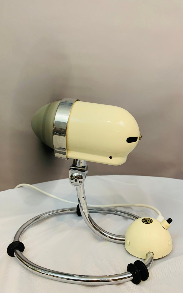 1960s Vintage German AS Industrial Directional Chrome Rubber and Metal ...