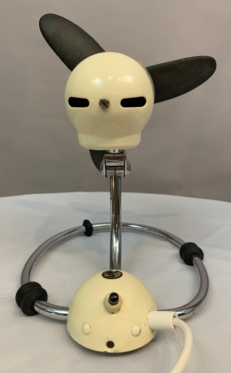 1960s Vintage German AS Industrial Directional Chrome Rubber and Metal ...