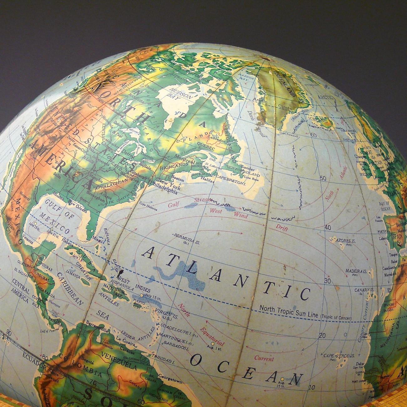 1960s Vintage Globe at 1stDibs | globes for sale, 1960s globe, globe ...