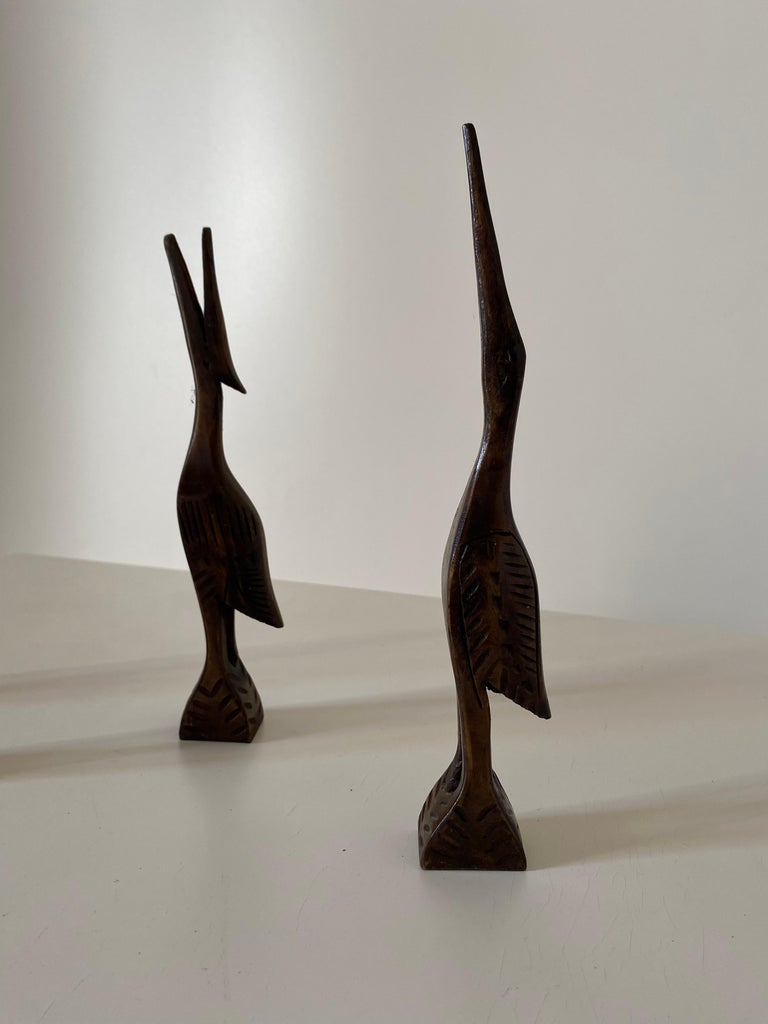 Birds sculptures, set of four, Italy 1960s For Sale at 1stDibs