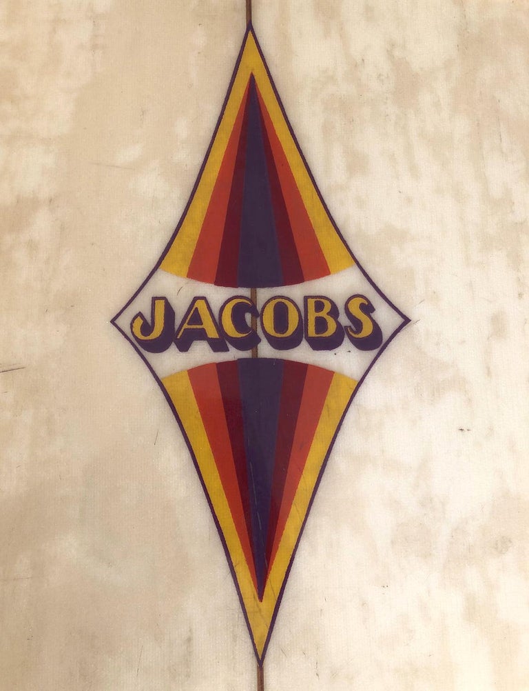 1960s Vintage Jacobs Pintail Surfboard For Sale at 1stDibs
