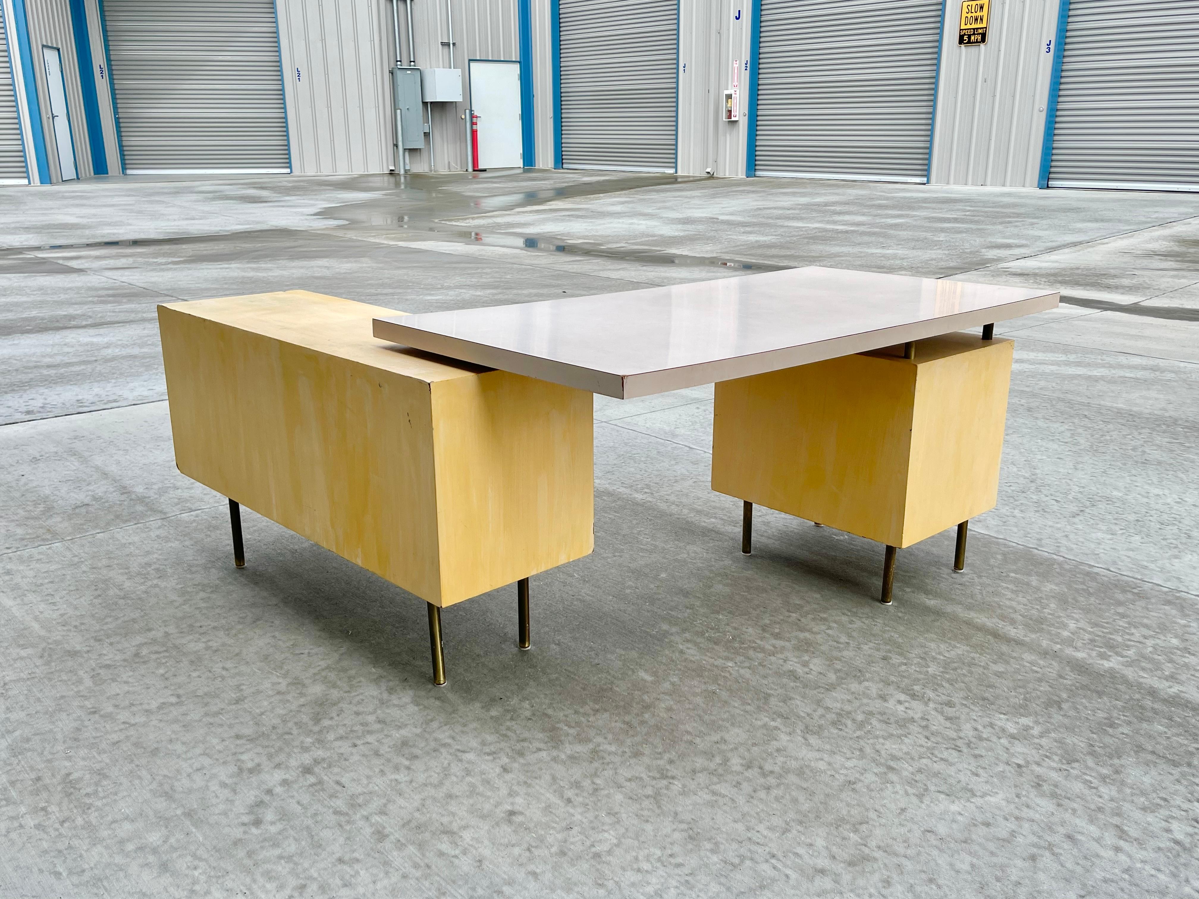 1960s Vintage L Shape Desk at 1stDibs | vintage l shaped desk, modern l ...