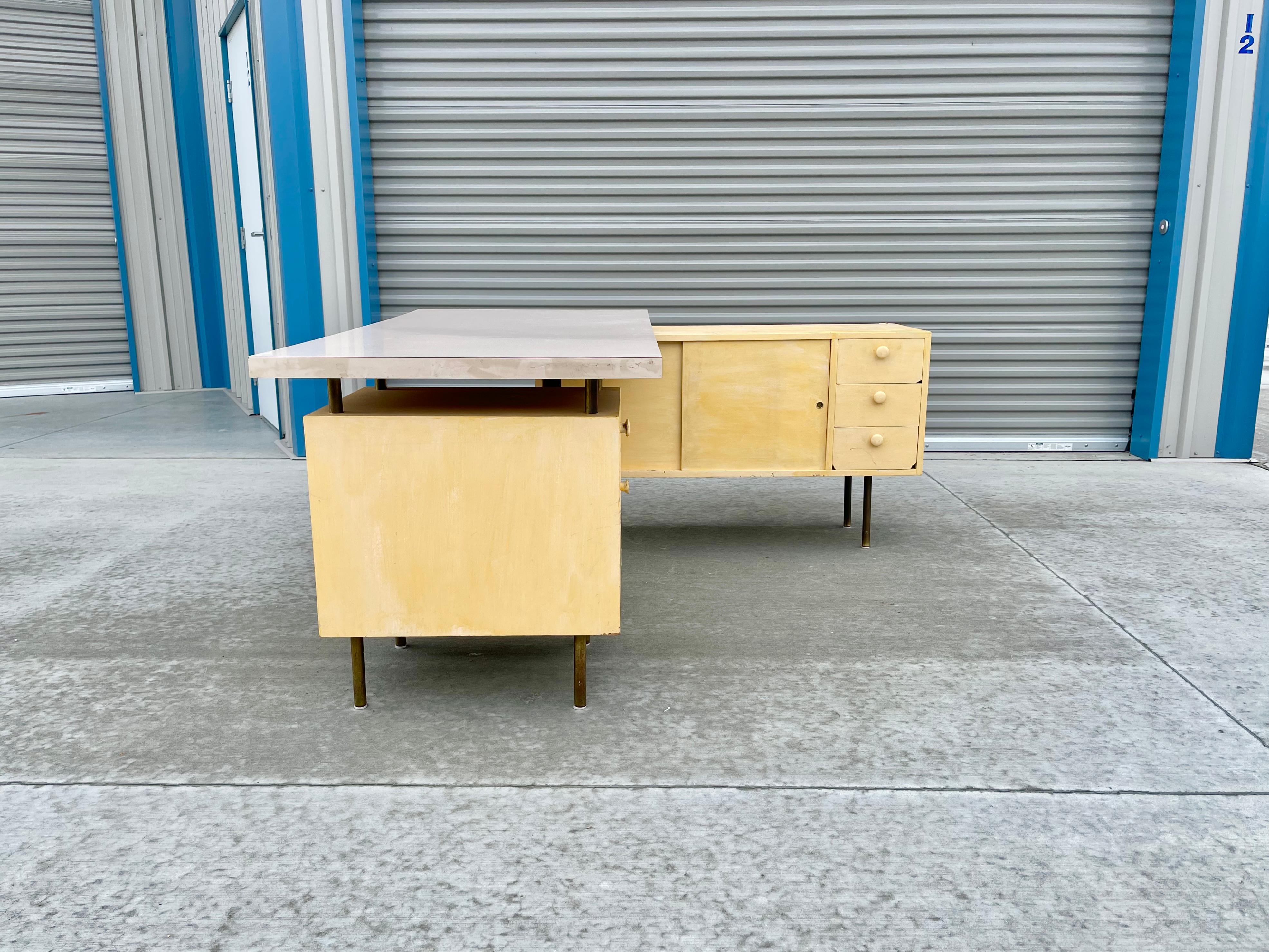 1960s Vintage L Shape Desk at 1stDibs | vintage l shaped desk, modern l ...