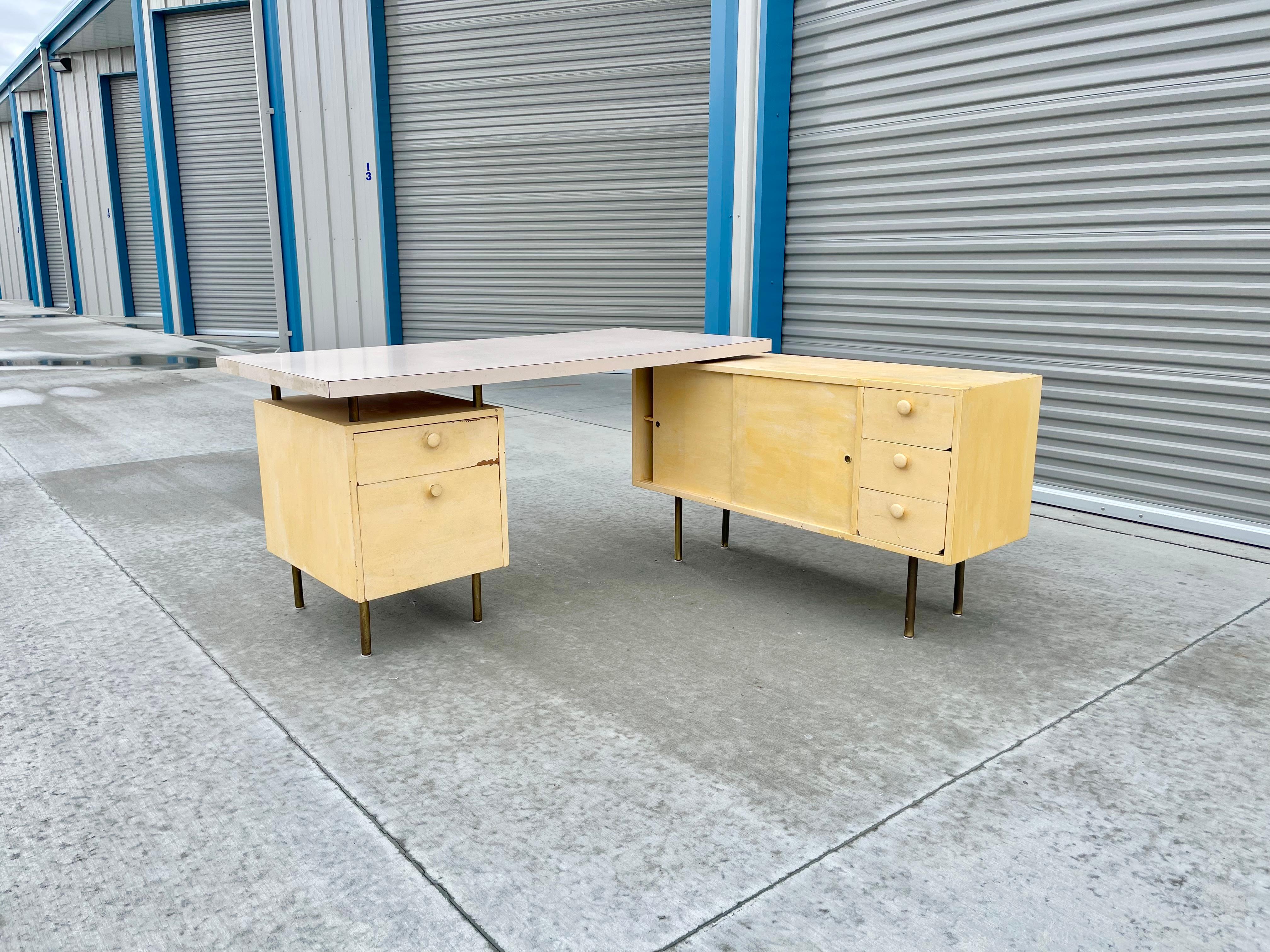 1960s Vintage L Shape Desk at 1stDibs | vintage l shaped desk, modern l ...