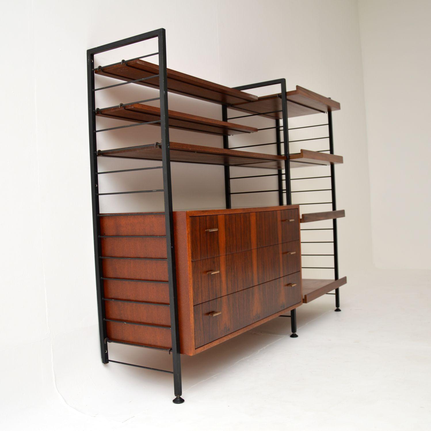1960's Vintage Ladderax Wall Unit / Chest of Drawers / Bookcase at 1stDibs