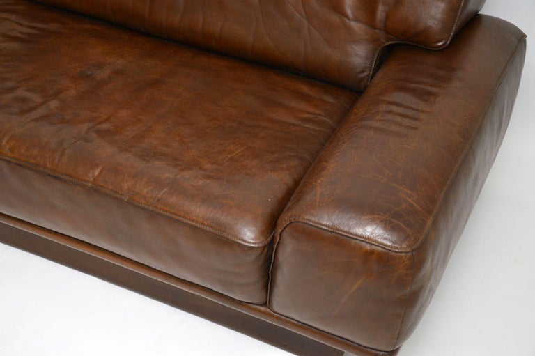 1960s Vintage Leather Modular Sofa by De Sede at 1stDibs