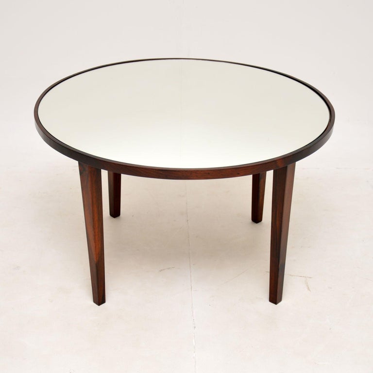 1960's, Vintage Mirrored Coffee Table For Sale at 1stDibs