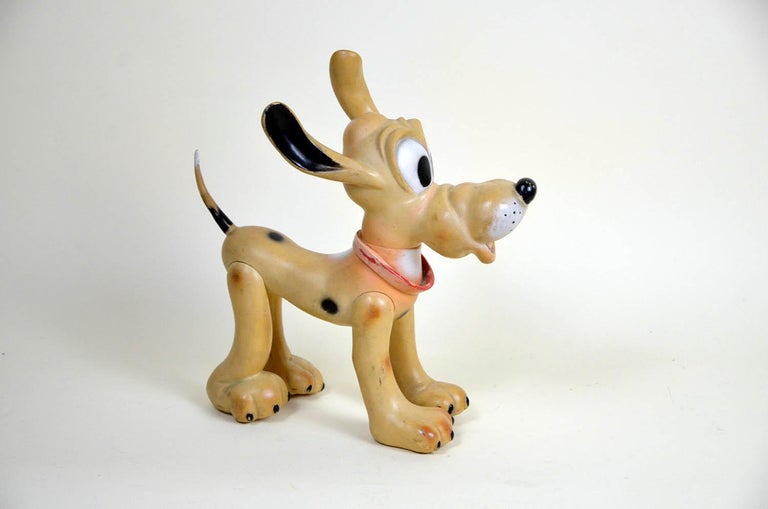 1960s Vintage Original Disney Pluto Rubber Squeak Toy Made in Italy at ...