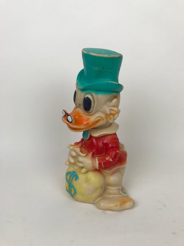 1960s Vintage Red Uncle Scrooge Squeak Toy Made in Ex Yugoslavia by ...