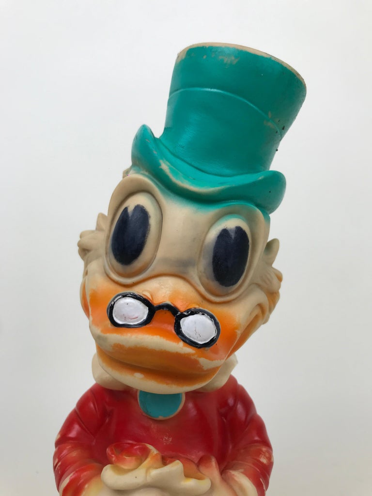 1960s Vintage Red Uncle Scrooge Squeak Toy Made in Ex Yugoslavia by ...