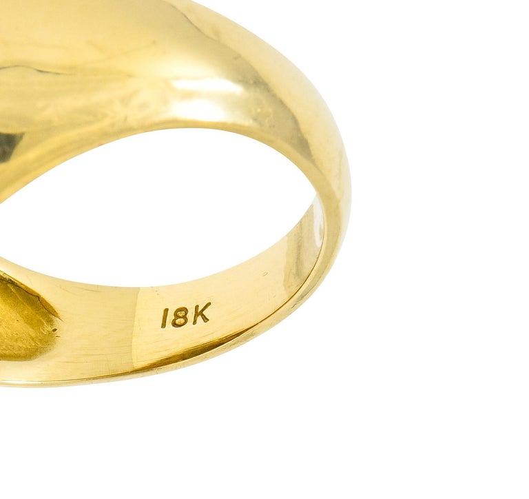 1960s Vintage Star Quartz 18 Karat Gold Belcher Set Unisex Statement ...