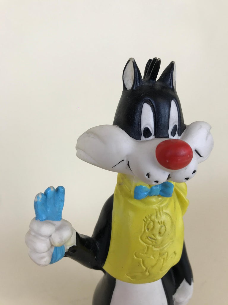 1960s Vintage Sylvester Rubber Squeak Toy Made Italy by Rubbertoys For ...