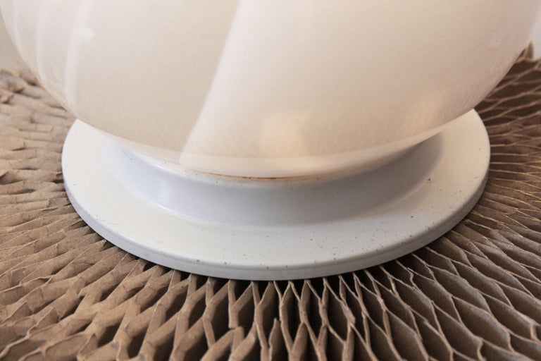 1960s Vintage Table Lamp Refined Glass by Bae Ceramic Ltd, Made in ...