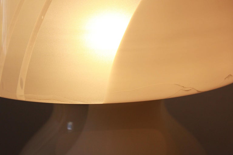 1960s Vintage Table Lamp Refined Glass by Bae Ceramic Ltd, Made in ...