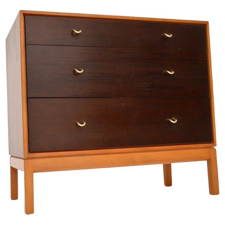 1960's Vintage W1960's Walnut Chest of Drawers by Stag at 1stDibs
