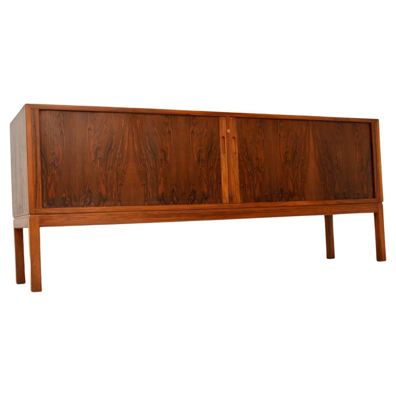 20th Century Swedish Teak Tambour Front Sideboard by Atvidabergs at 1stDibs