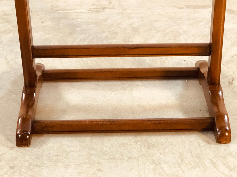 1960s Wood Bedroom Valet Stand at 1stDibs