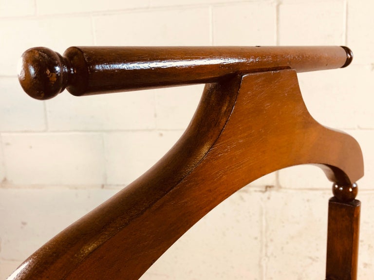1960s Wood Bedroom Valet Stand at 1stDibs