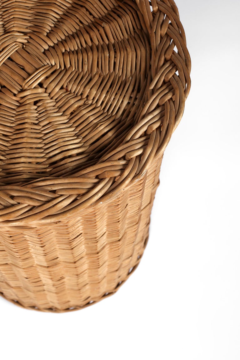 1960s Woven Wicker Single Headboard Rattan Midcentury Rustic Provence ...