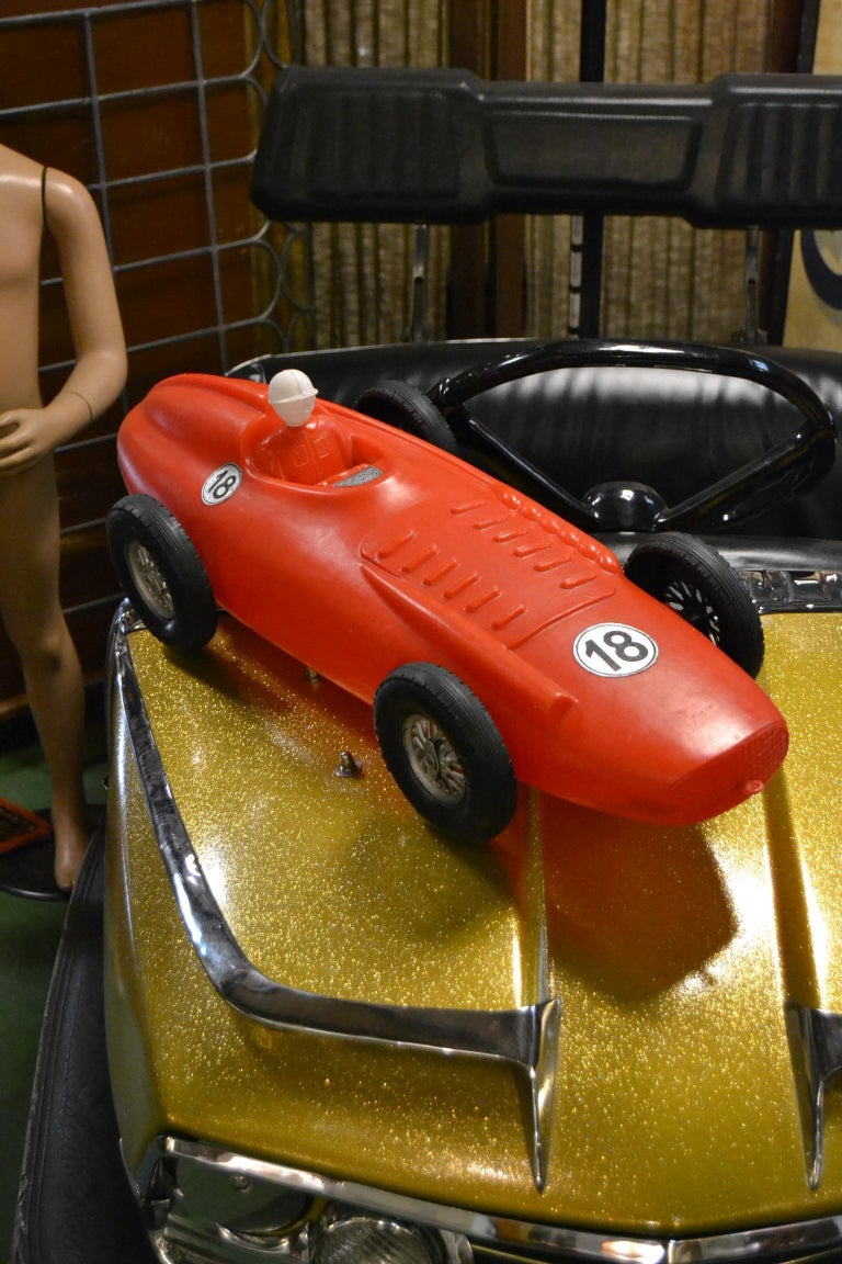 1960s Extra Large Racing Car Toy with Driver at 1stDibs