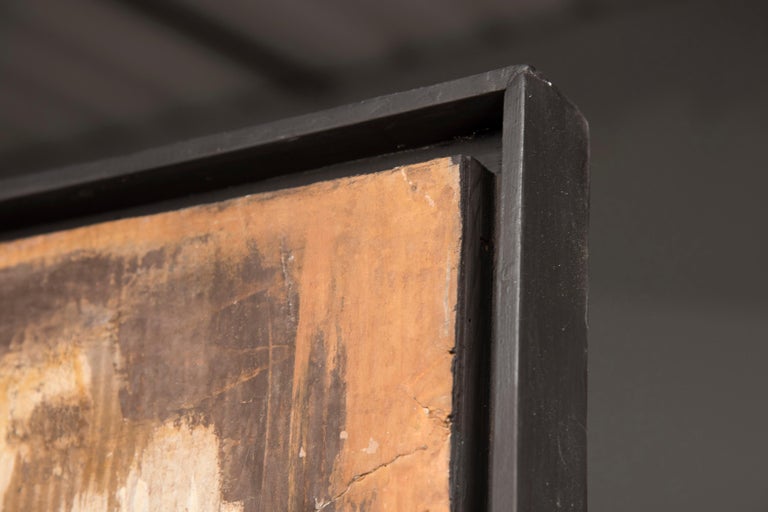 1962 Abstract Italian Painter G. Martinelli Oil on wood and Cardboard ...