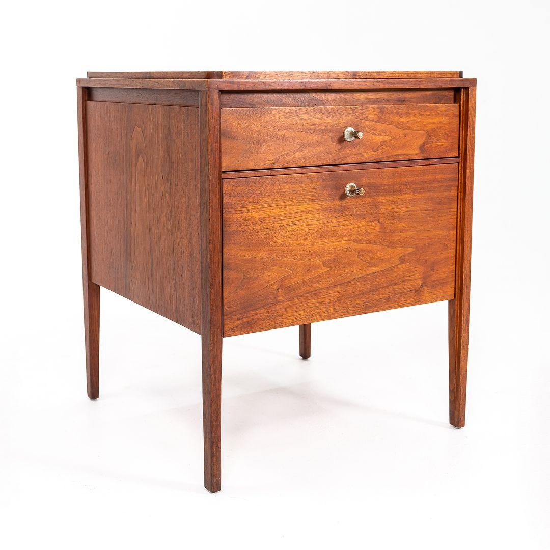 1962 Grand Rapids Nightstand Cabinet in Walnut by Paul McCobb for John ...