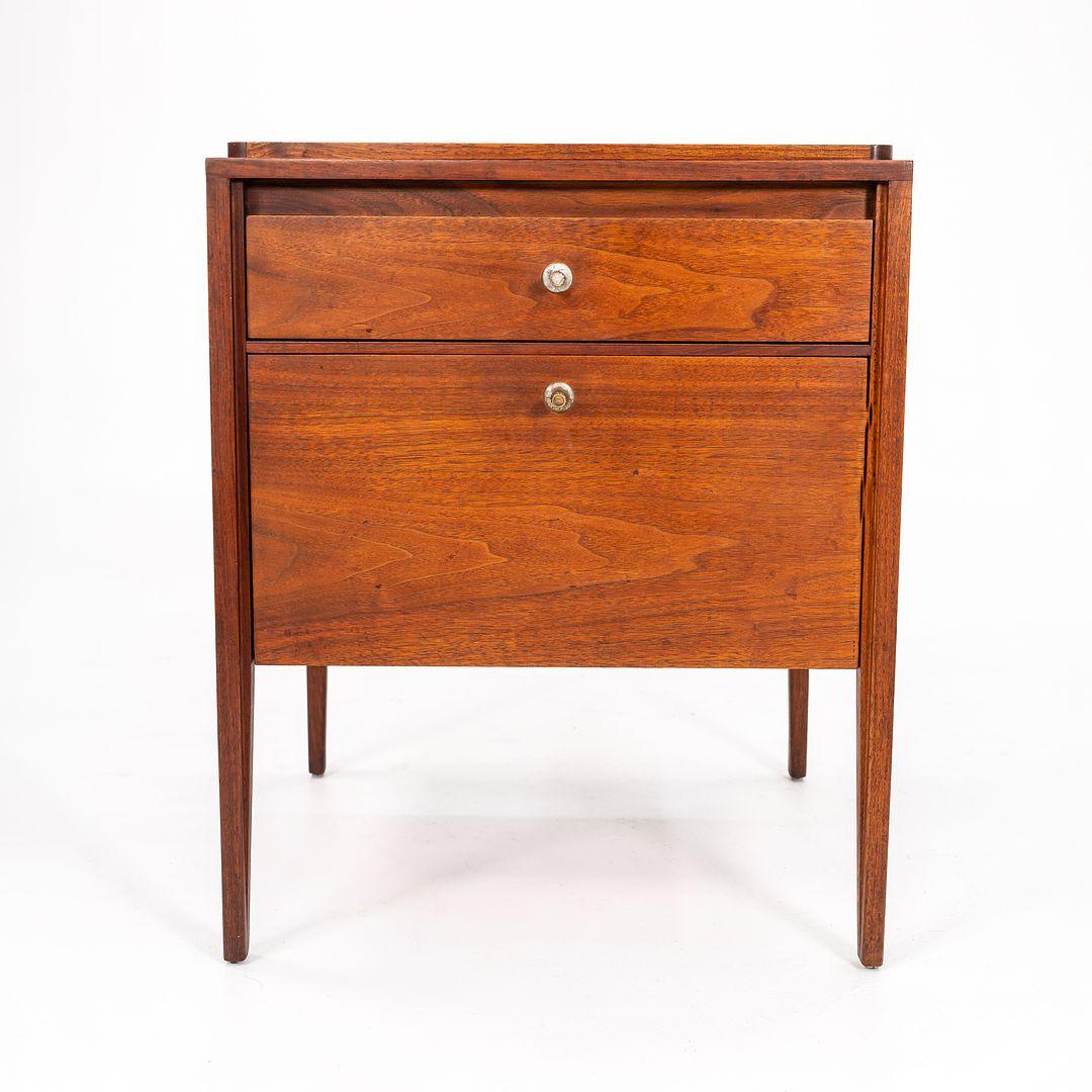 1962 Grand Rapids Nightstand Cabinet in Walnut by Paul McCobb for John ...
