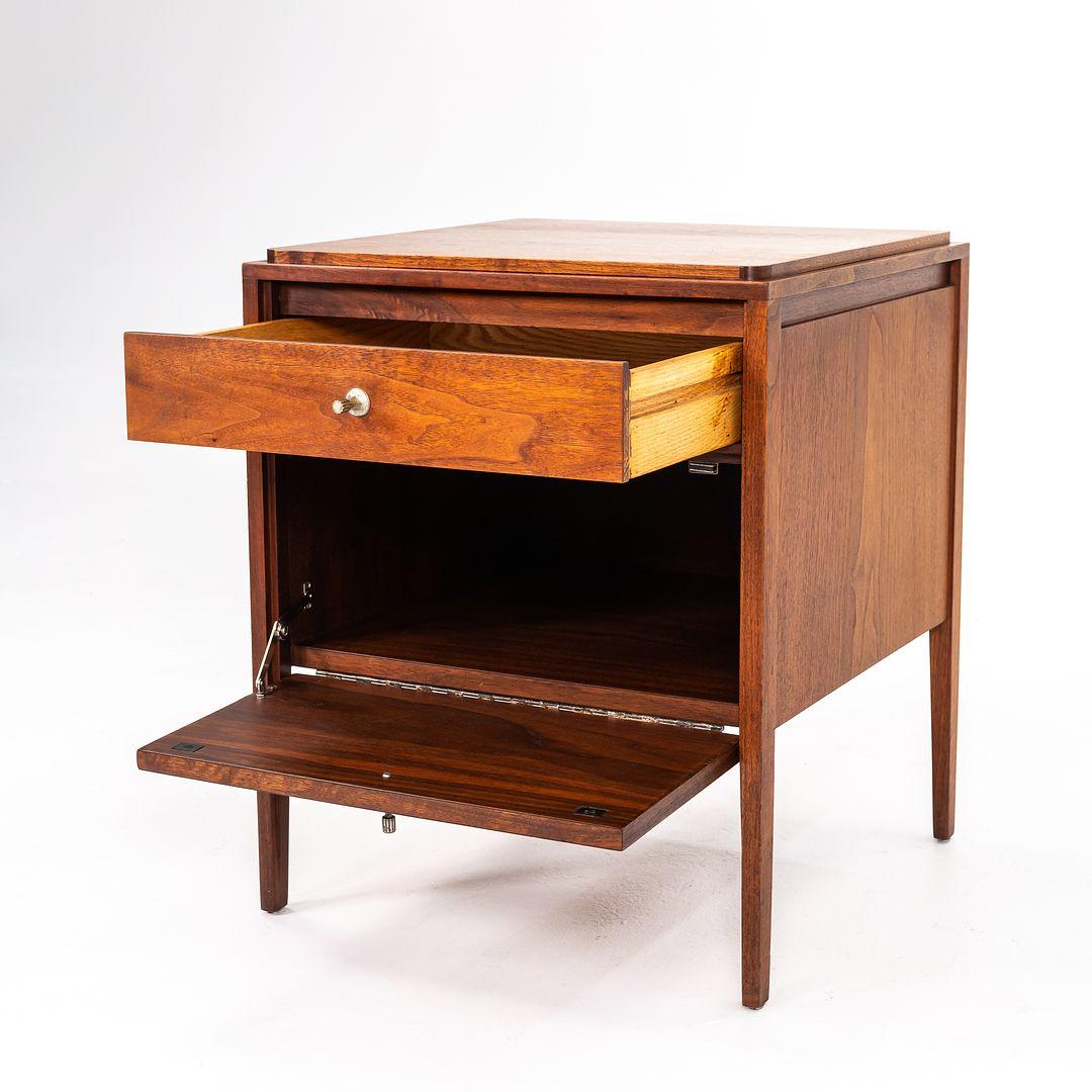 1962 Grand Rapids Nightstand Cabinet in Walnut by Paul McCobb for John ...