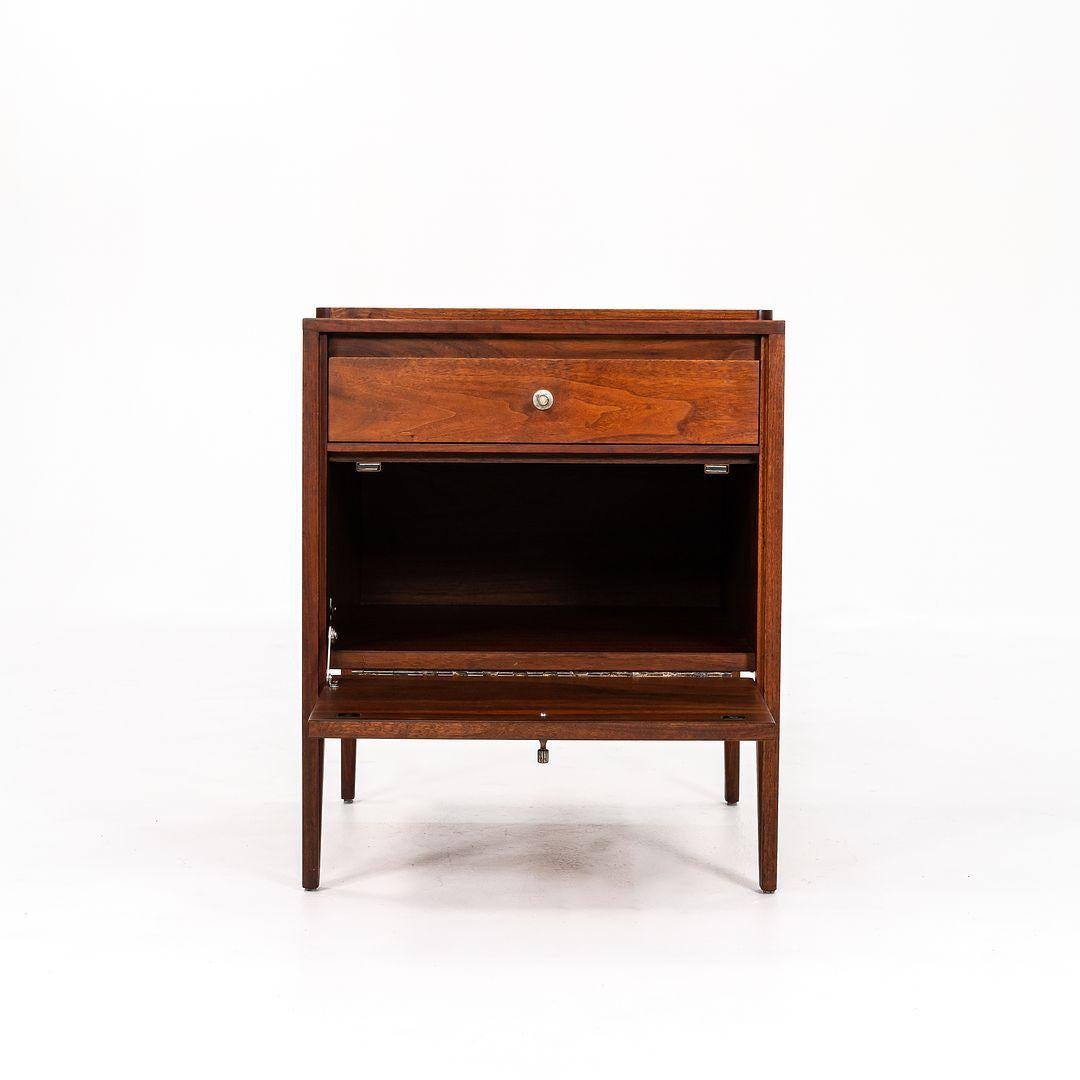 1962 Grand Rapids Nightstand Cabinet in Walnut by Paul McCobb for John ...
