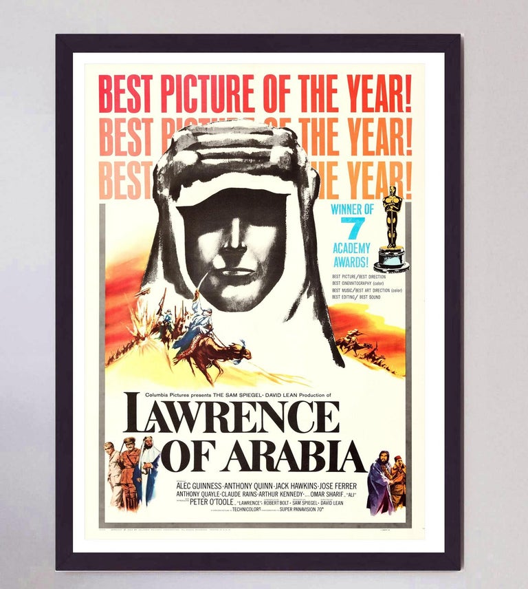 1962 Lawrence of Arabia Original Vintage Poster For Sale at 1stDibs