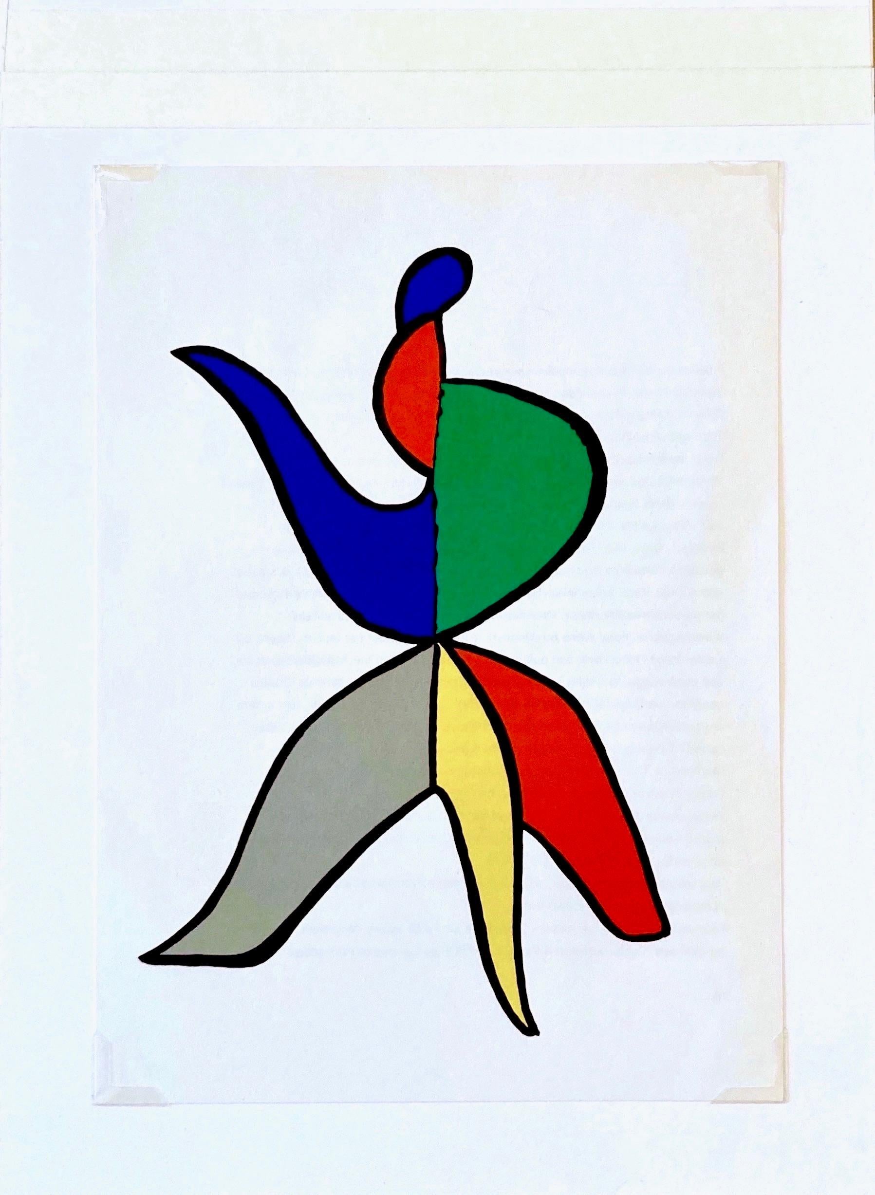 1963 Alexander Calder Stabiles Lithograph from Derriere le Miroir No ...