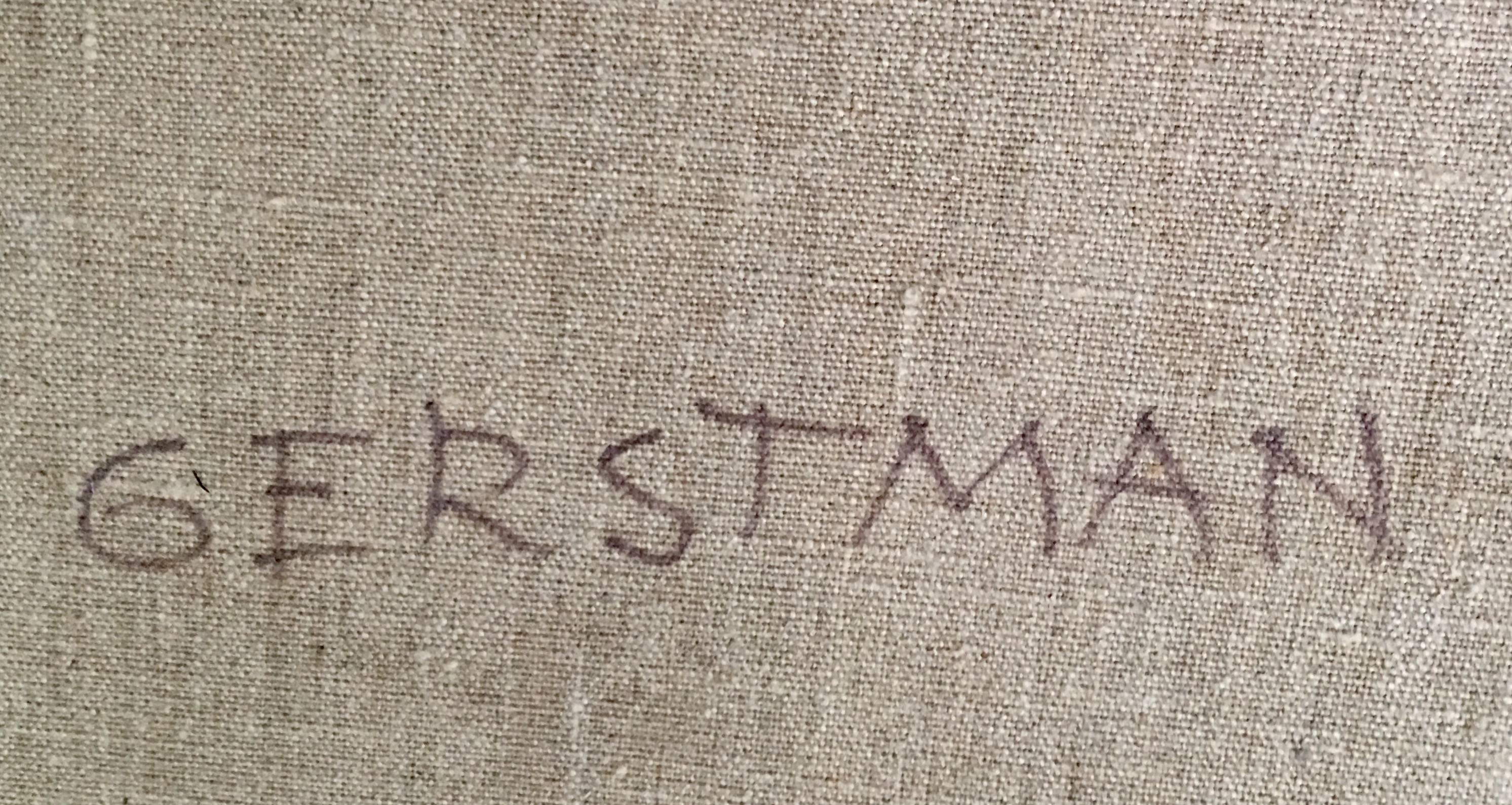 1963 Original Oil On Canvas Painting by, Maria Gerstman For Sale at 1stDibs