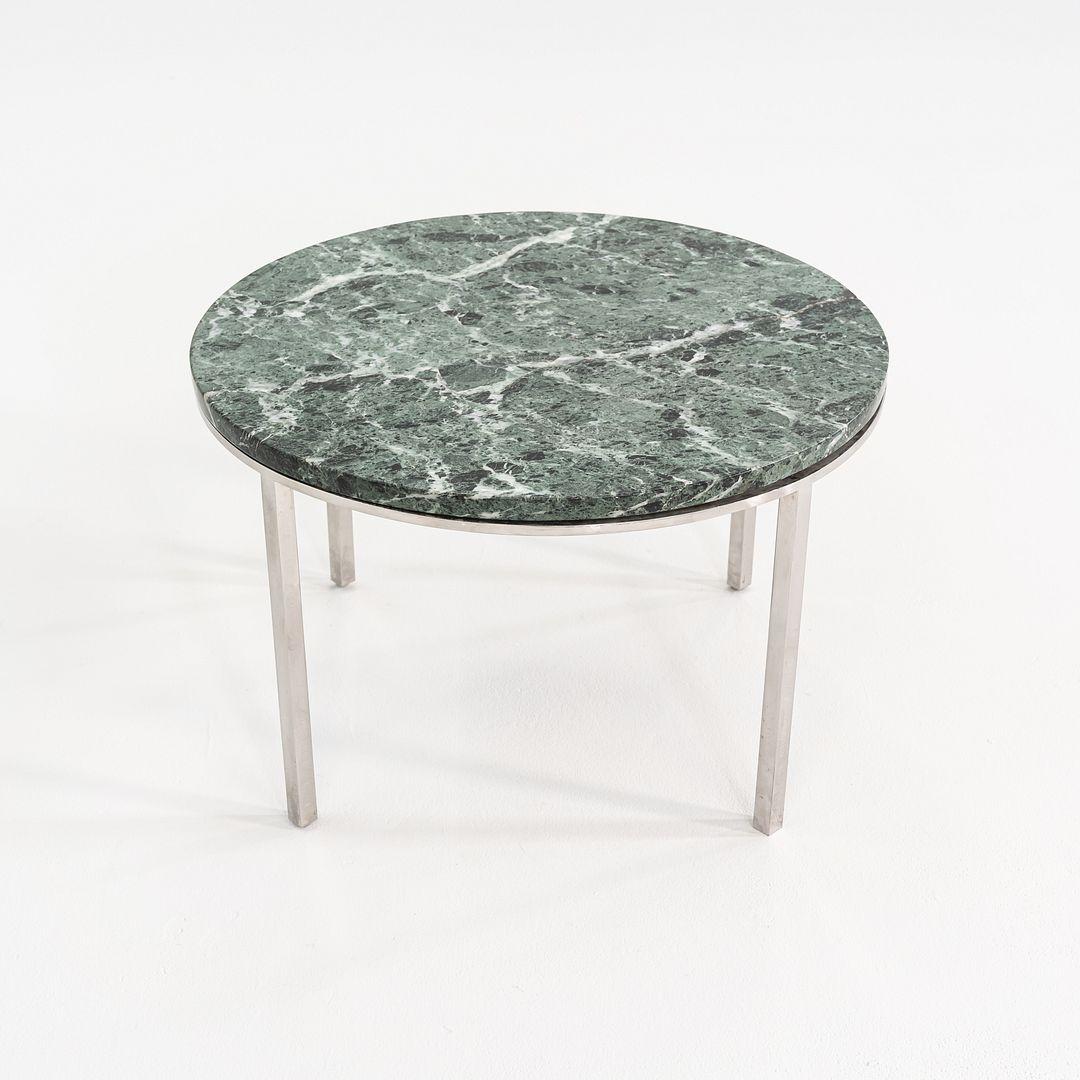 1966 Gordon Bunshaft and Davis Allen Green Marble and Stainless Steel ...