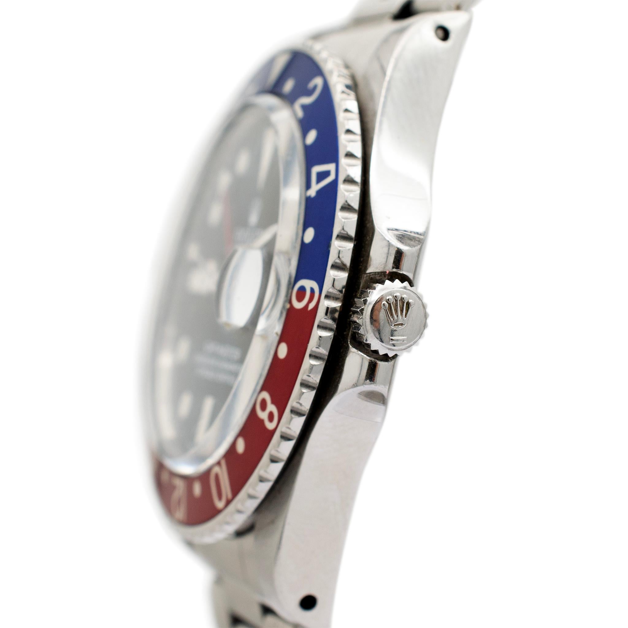 1966 Vintage Rolex Pepsi GMT-Master Pepsi 1675 40mm Stainless Steel Men ...