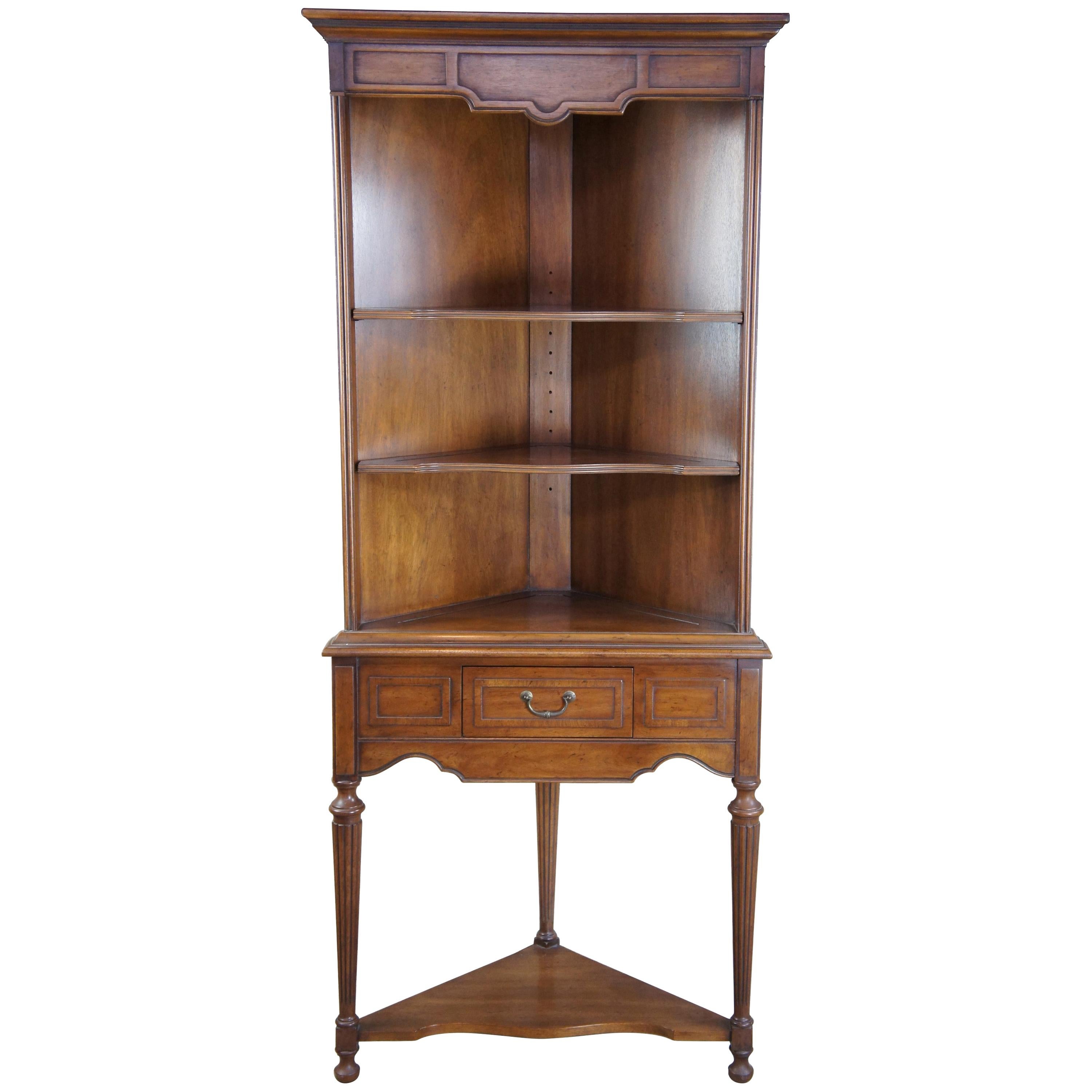 American Walnut Corner Cupboard at 1stDibs